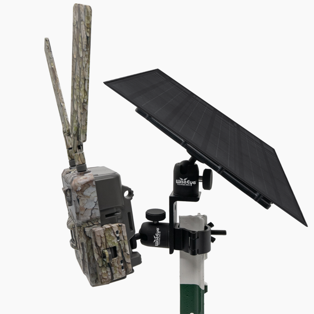 T-Post Double Ballhead Mount (Maverick 2) - Wise Eye Data Cam