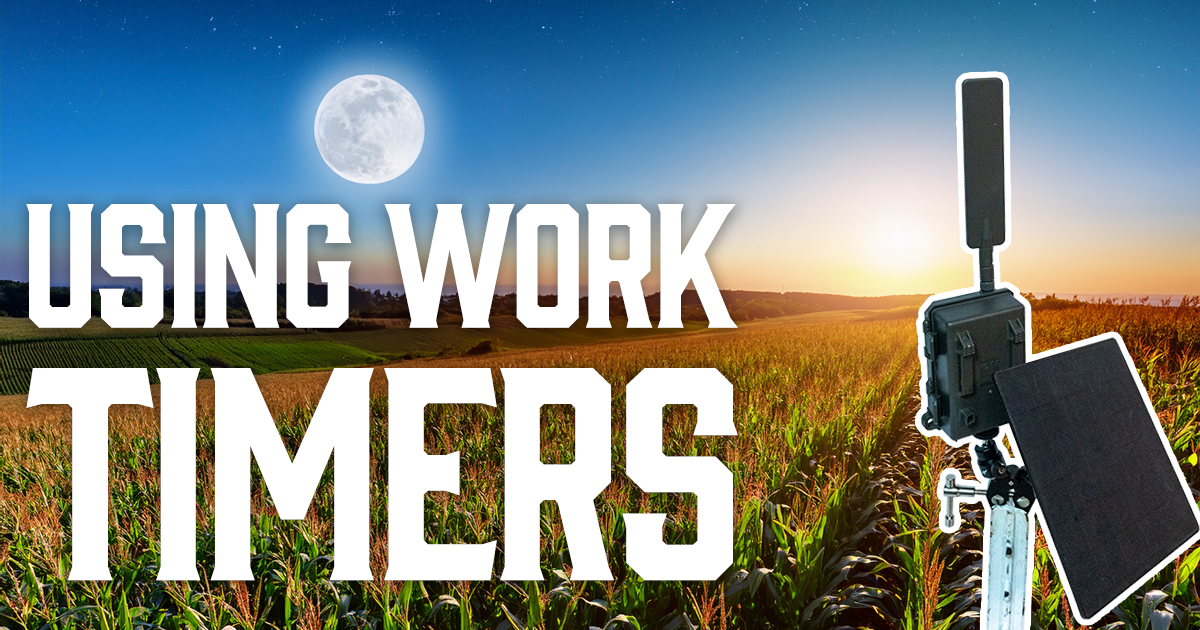 Using Work Timers - Wise Eye Data Cam